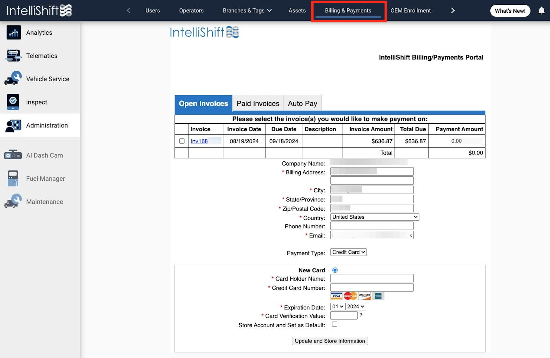 Billing and Payments Portal