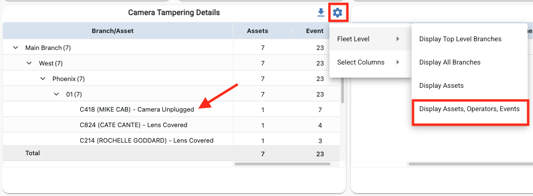 Identify Camera Tampering