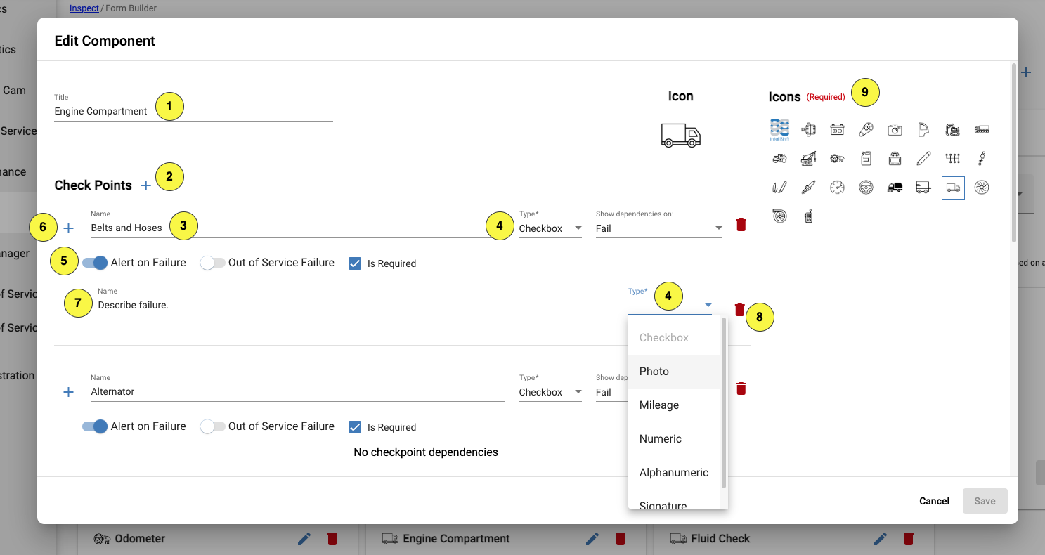 Inspection Form Rules and Automation