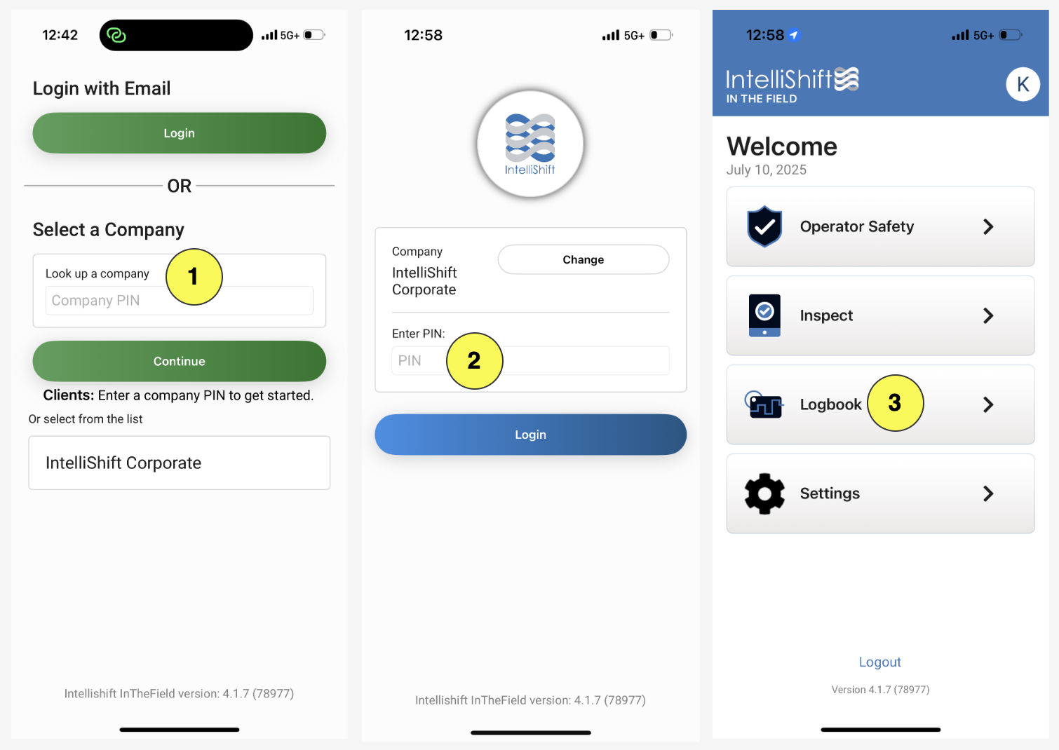 Operator Logbook Walkthrough